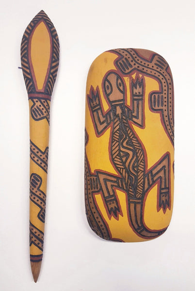 Aztec Style Wooden Instrument – Trickster Cultural Center - Nonprofit